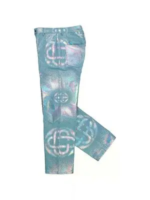Casablanca Pearlescent Monogram Baggy Jeans