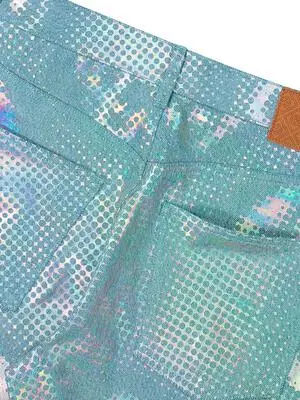 Casablanca Pearlescent Monogram Baggy Jeans