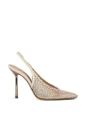 Le Silla Embellished Slingback Heels