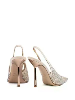 LE SILLA Gilda Embellished Slingback Pumps
