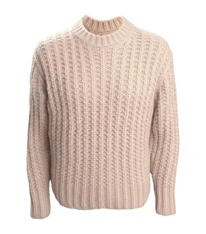 ALAN SCOTT Cashmere Feather Knit Sweater