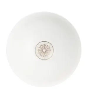Christofle Porcelain Malmaison Platinum Impériale Rice Bowl - Silver