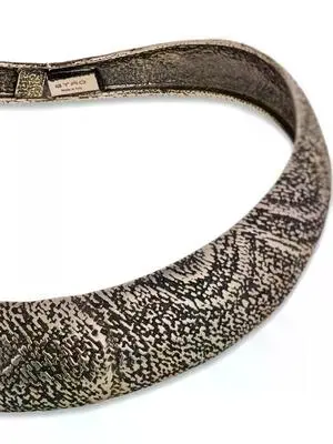 Etro Arnica Motif Choker Necklace