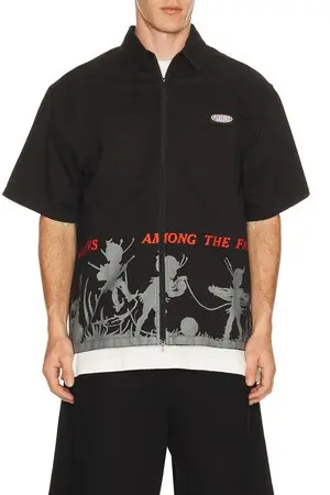 PLEASURES Fairies Zip Shirt