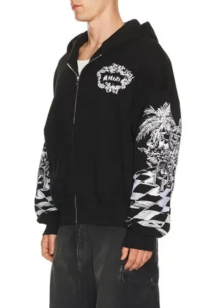 Amiri Chateau Sketch Zip Hoodie