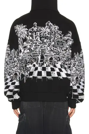 Amiri Chateau Sketch Zip Hoodie