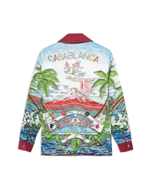 Casablanca Ping Pong Club Sunrise Quilted Jacket