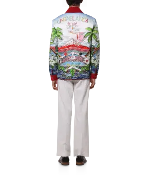 Casablanca Ping Pong Club Sunrise Quilted Jacket