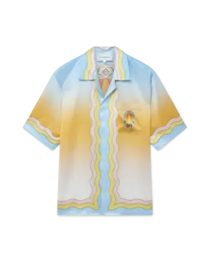 Casablanca La Danse Short Sleeve Short Sleeve Silk Shirt