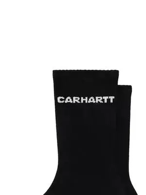 Carhartt Work In Progress Logo Link Socks - Black