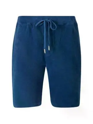 Fedeli Terry Bermuda Shorts - Blue