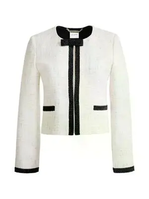 St. John Tweed Appliqué Jacket
