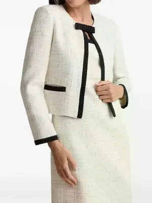 St. John Tweed Appliqué Jacket