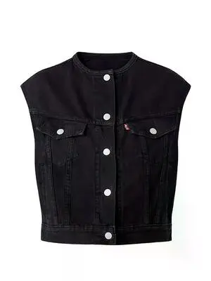 LEVI'S Collarless Buttoned Vest