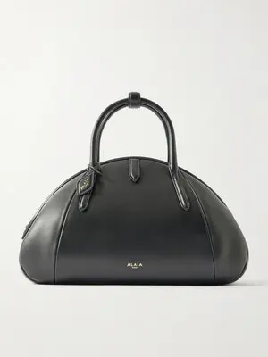 Alaïa Leather Shoulder Bag - Black