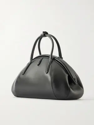 Alaïa Leather Shoulder Bag - Black