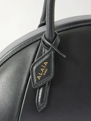 Alaïa Leather Shoulder Bag - Black