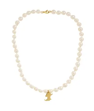 Established 14-karat And Pearl Necklace