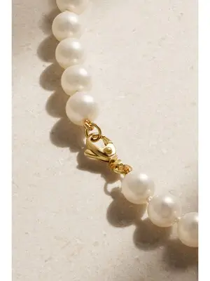 Established 14-karat And Pearl Necklace