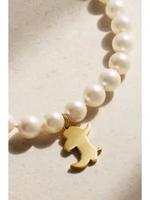 Established 14-karat And Pearl Necklace