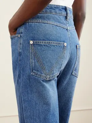 Bottega Veneta High-rise Slim-leg Jeans
