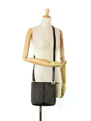 Fendi Zucchino Spalmati Crossbody Bag
