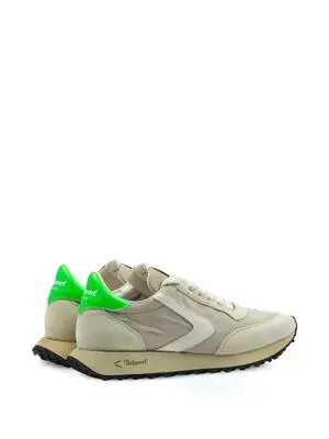 VALSPORT Low Top Panelled Sneakers - Neutrals