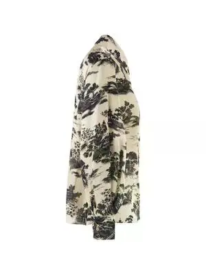 Max Mara Landscape Jewelled Shirt - Neutrals