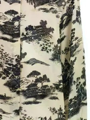 Max Mara Landscape Jewelled Shirt - Neutrals
