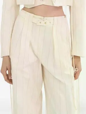 NISSA Striped Wide Leg Trousers
