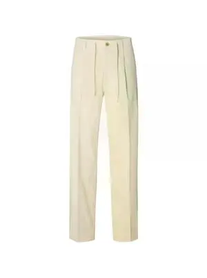 SELECTED Pleated Tape Trousers - Neutrals
