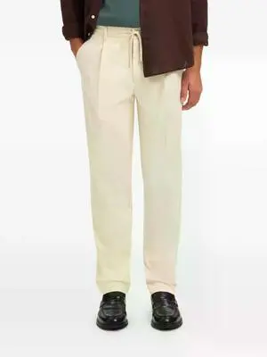 SELECTED Pleated Tape Trousers - Neutrals