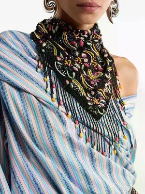 Etro Lace Beaded Scarf