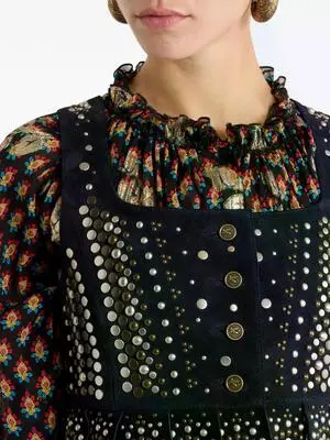 Etro Studded Leather Vest