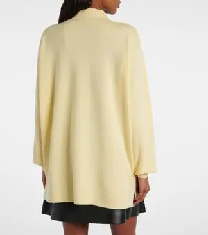 Loewe Cashmere And Silk-blend Polo Sweater - Yellow