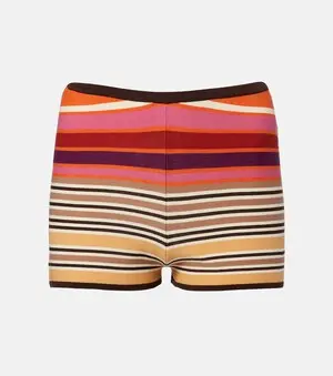 Faithfull The Brand Playa Striped Shorts - Multicoloured