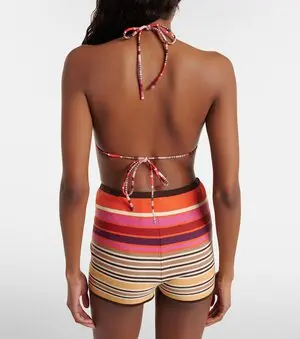 Faithfull The Brand Playa Striped Shorts - Multicoloured