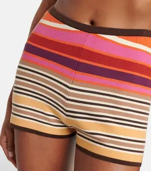 Faithfull The Brand Playa Striped Shorts - Multicoloured