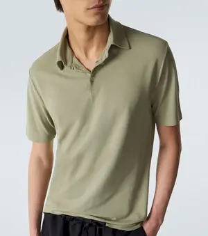 SLOWEAR Zanone Cotton Polo Shirt - Green