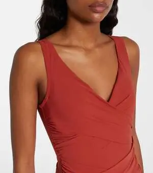 KARLA COLLETTO Draped Underwire One Piece Swimsuit