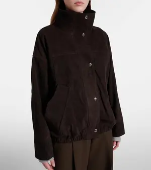 RÓHE Suede Jacket - Brown