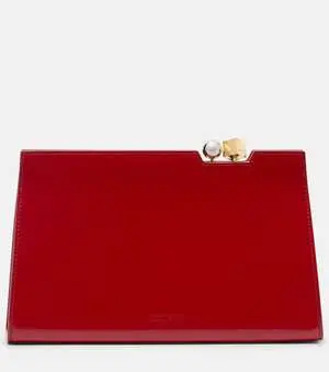 Jacquemus Salon Leather Clutch - Red