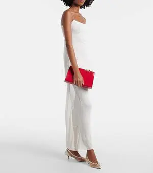 Jacquemus Salon Leather Clutch - Red