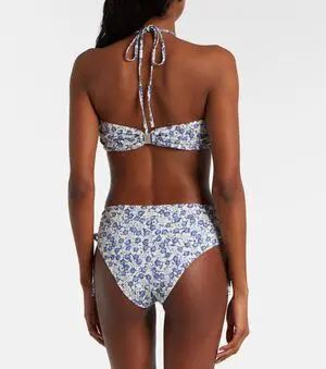 Isabel Marant Étoile Prudige Floral Bikini Bottoms - Blue