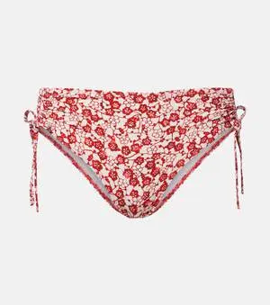 Isabel Marant Étoile Prudige Floral Bikini Bottoms - Red