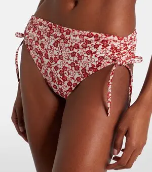 Isabel Marant Étoile Prudige Floral Bikini Bottoms - Red