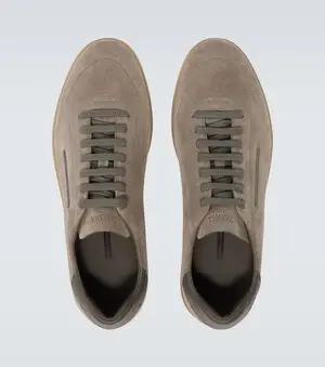 Zegna 232 Suede Sneakers - Grey