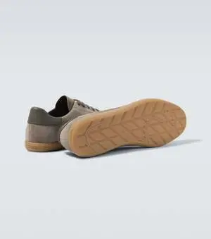 Zegna 232 Suede Sneakers - Grey