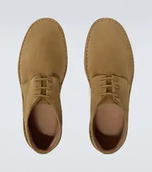 THE ROW Nicola Suede Desert Boots - Brown