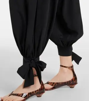 Chloé Silk Crêpe De Chine Balloon Pants